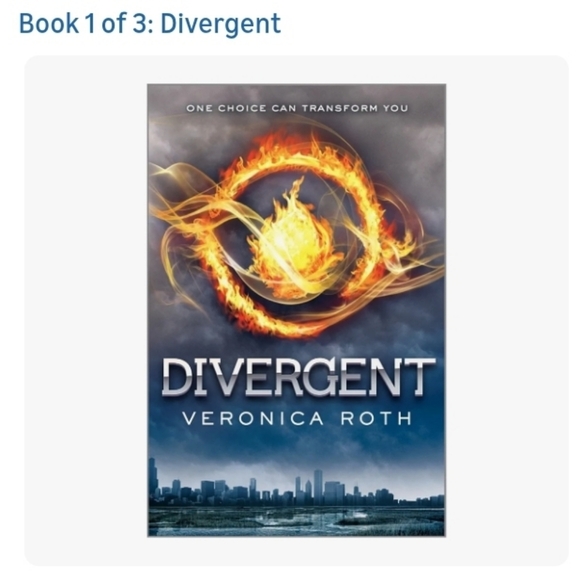 epic reads | Other | Nwt Divergent By Veronica Roth Deluxe Softcover ...